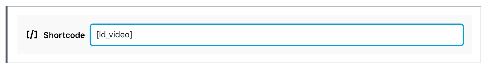 Shortcodes and Blocks - LearnDash Support